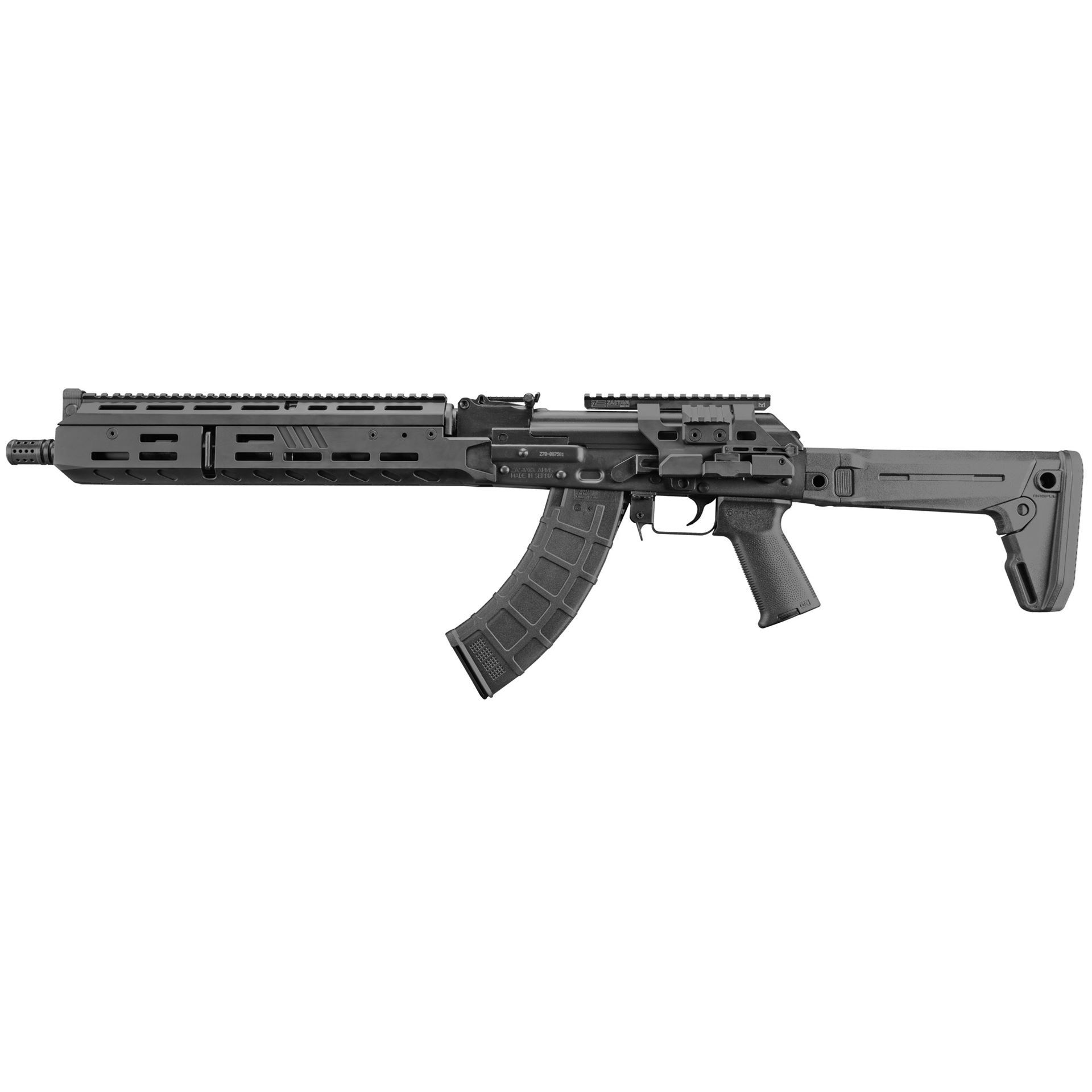 Zastava ZPAPM70 7.62x39MM Extended Handguard Magpul Grip Folding Stock ...