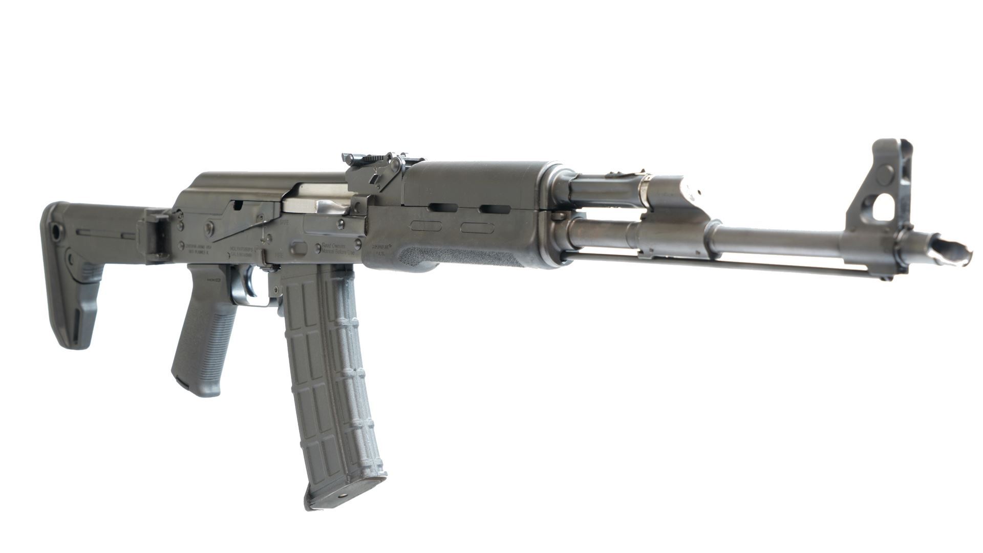 Zastava PAP M90 PS AK Rifle 5.56, Hogue Handguard, Magpul Grip, Magpul ...