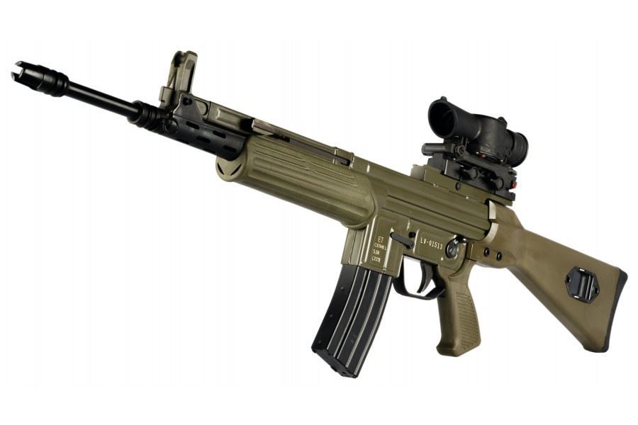 MarColMar CETME LV/S 223 Rifle with SUSAT 4X Scope 30rd Magazine at K-Var