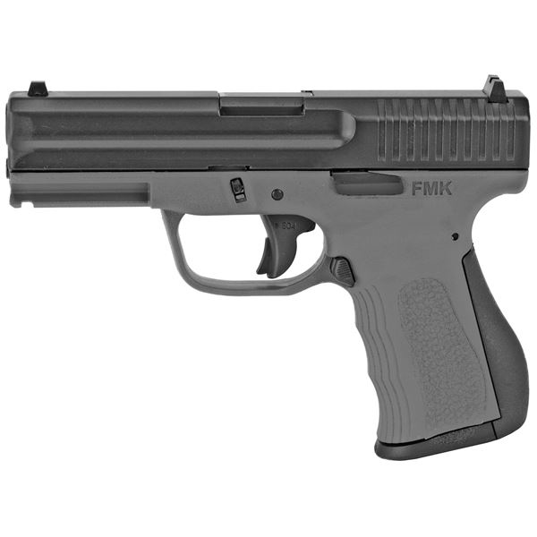 FMK 9mm 4" Barrel, Fast Action Trigger, Drop Free 14rd mags, Urban Grey at K-Var