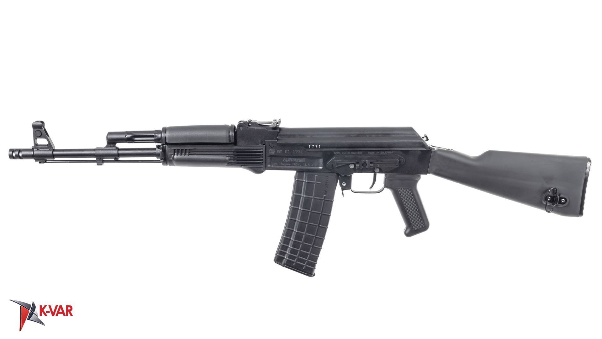 Arsenal SAM5 5.56x45mm Semi-Auto Milled Receiver AK47 Rifle Black 30rd ...