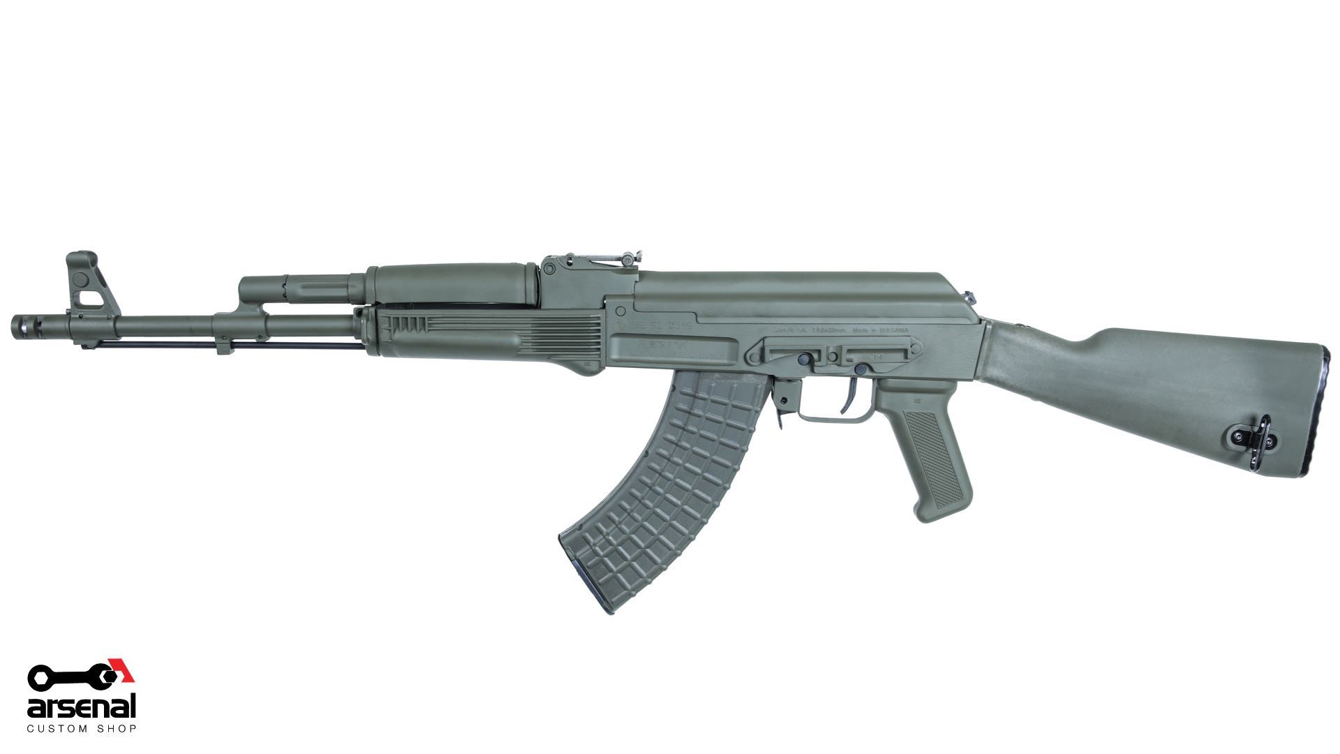 Arsenal Custom Shop OD Green Cerakote SAM7R 7.62x39mm Semi-Auto Rifle ...
