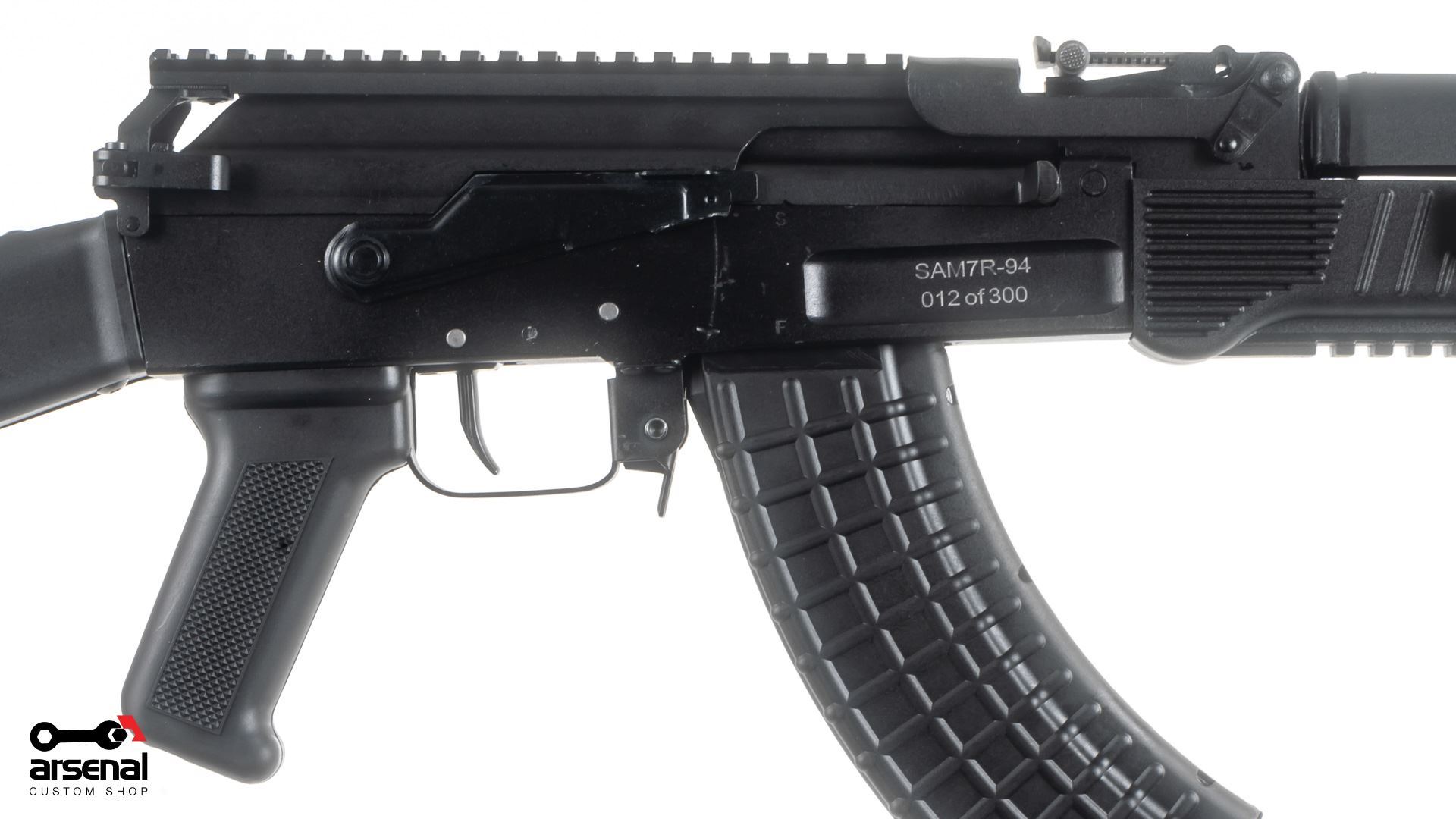 Arsenal SAM7R 7.62x39mm Semi-Auto AK47 Rifle with AR-M5F Rail System at ...