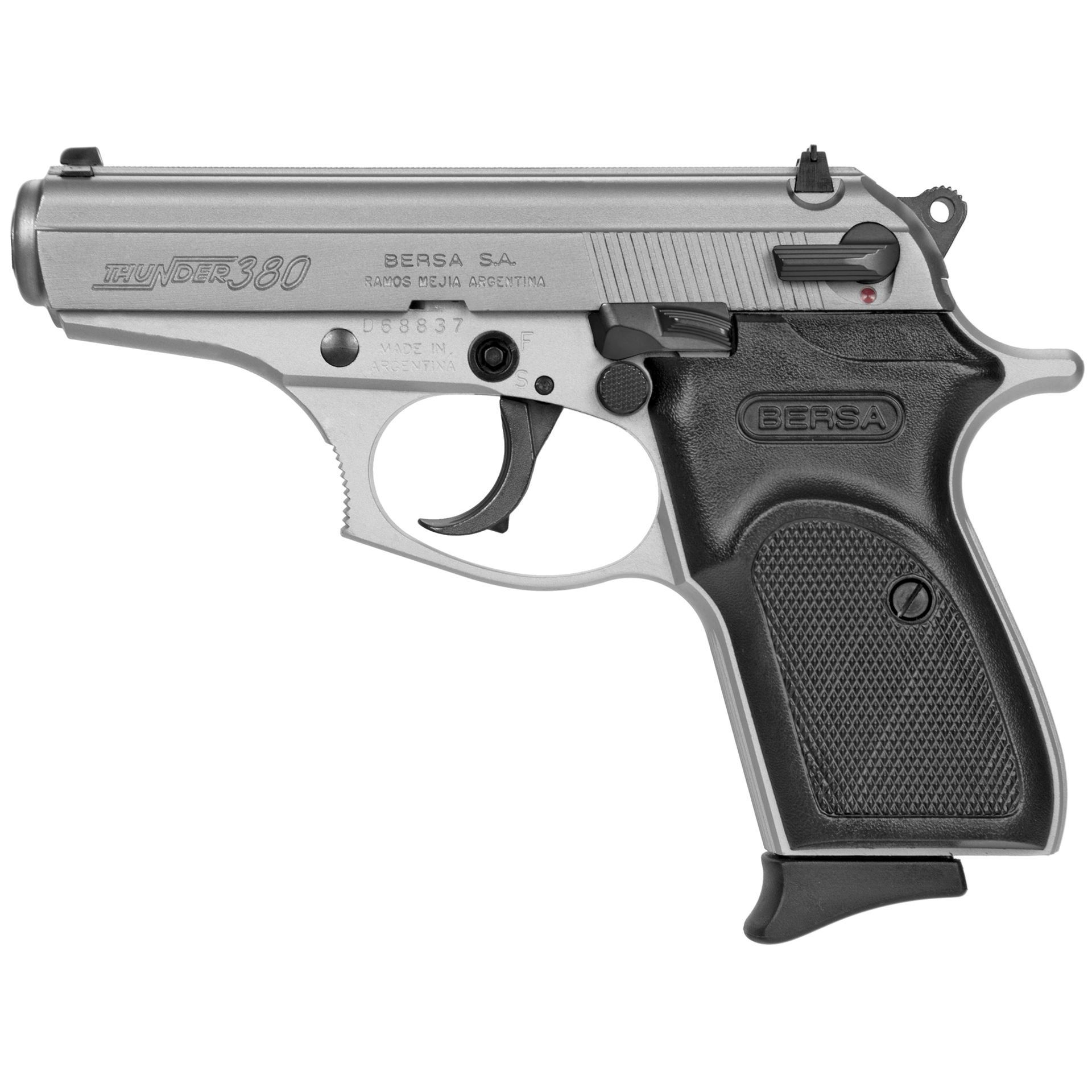 Bersa .380 D.A. Nickel - 8 round Pistol at K-Var