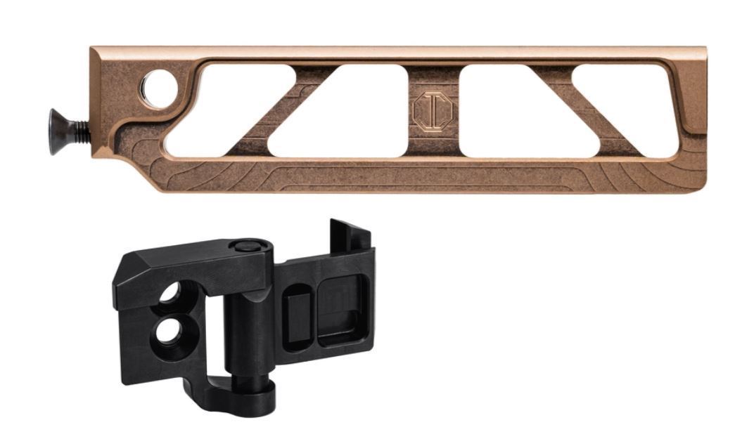 JMac Customs ST-6 with JMac 1913 Folding Mech, Tan at K-Var