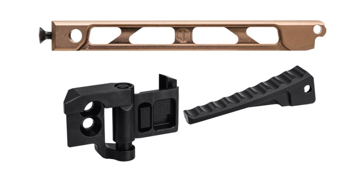 JMac Customs Tan AB-8 with folding plate and 1913 at K-Var