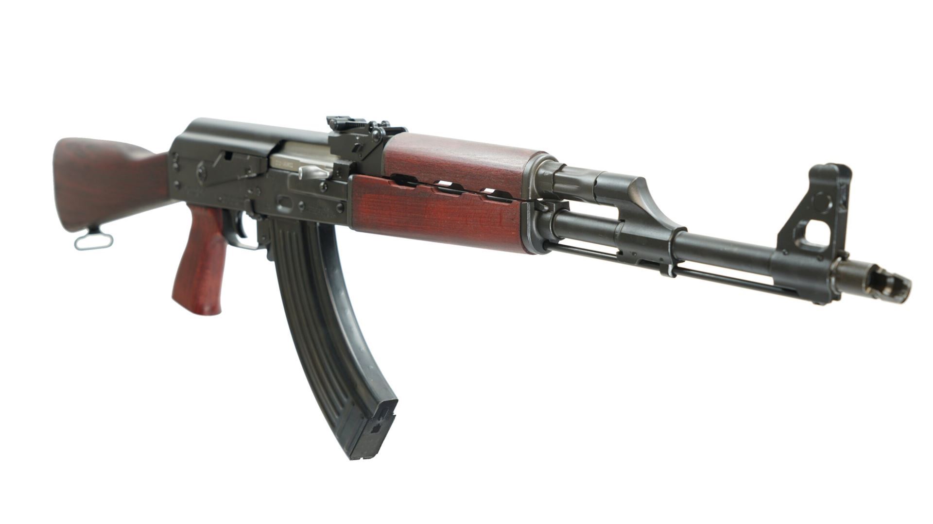 Zastava ZPAPM70 AK Rifle with Serbian Red Furniture 7.62x39 30rd at K-Var