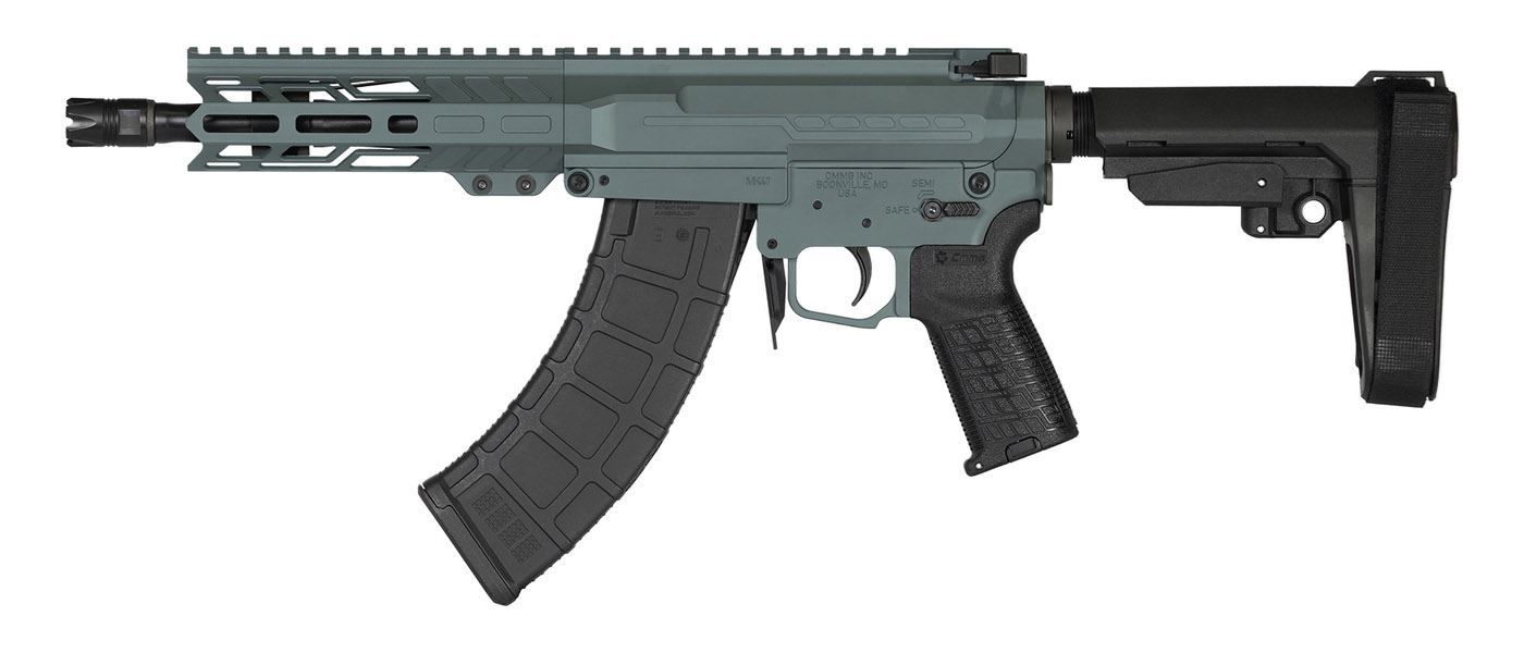 CMMG Banshee Mk47 7.62x39mm Pistol 8" Barrel Charcoal Green at K-Var