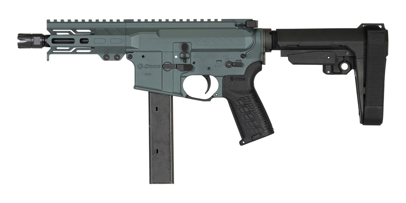 CMMG Banshee Mk9 9mm Pistol 5" Barrel Charcoal Green at K-Var