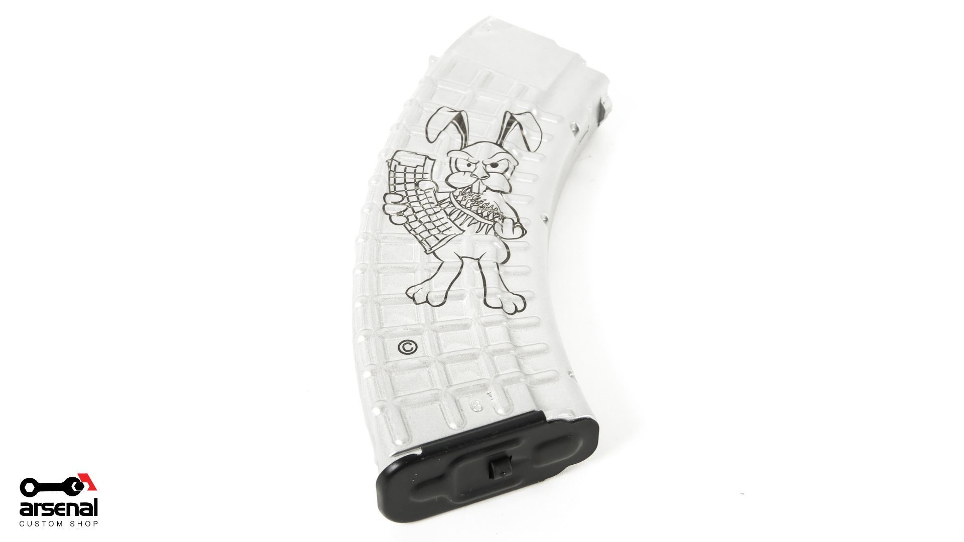 Arsenal Custom Shop "Back Off" Bunny Limited Edition Platinum AK-47 ...