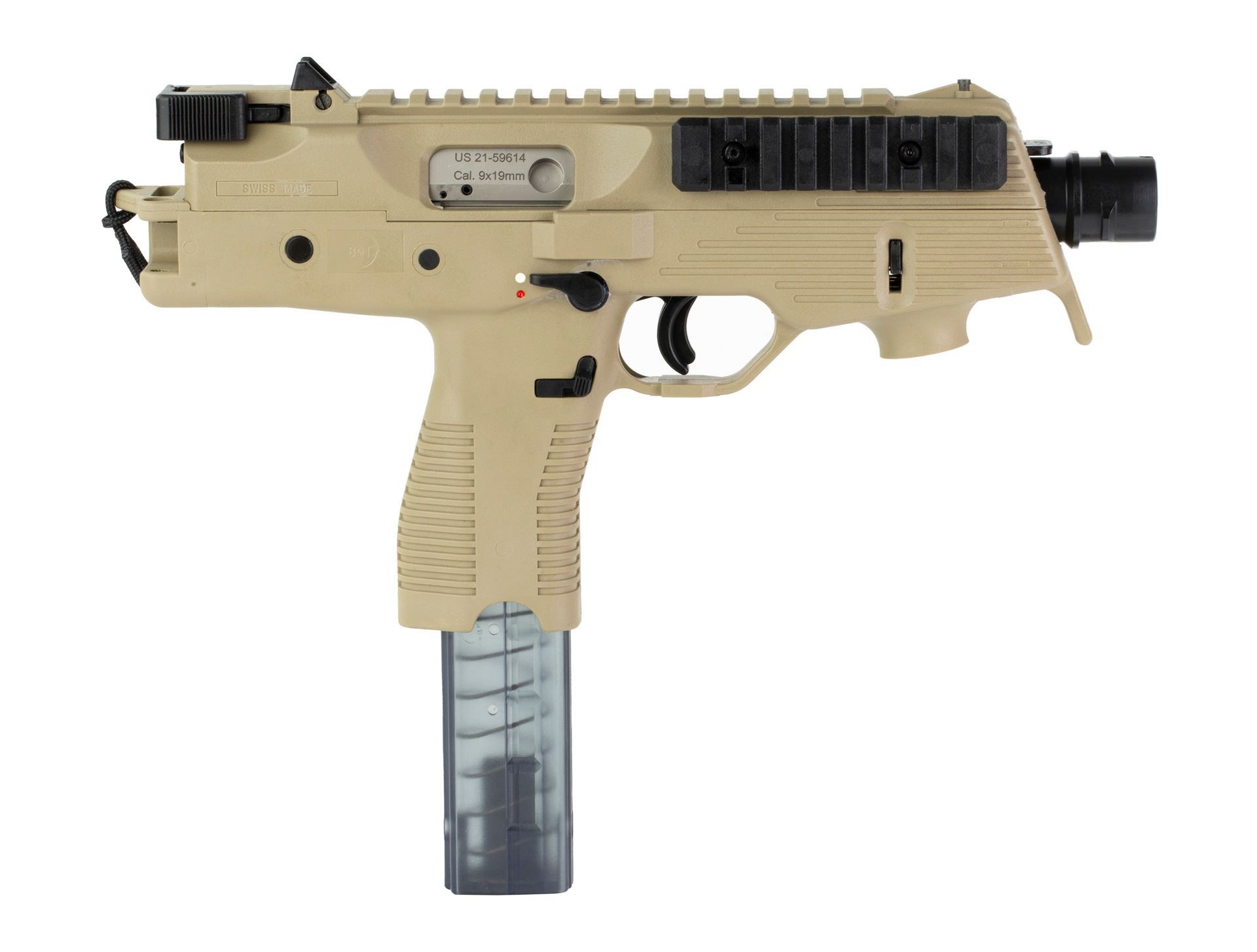 B&T TP9 9mm Semi-Auto Pistol 30rd Coyote Tan at K-Var