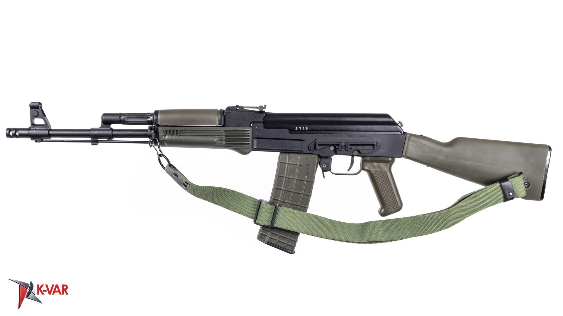 Arsenal SAM5 5.56x45mm Semi-Auto Milled Receiver AK47 Rifle OD Green ...