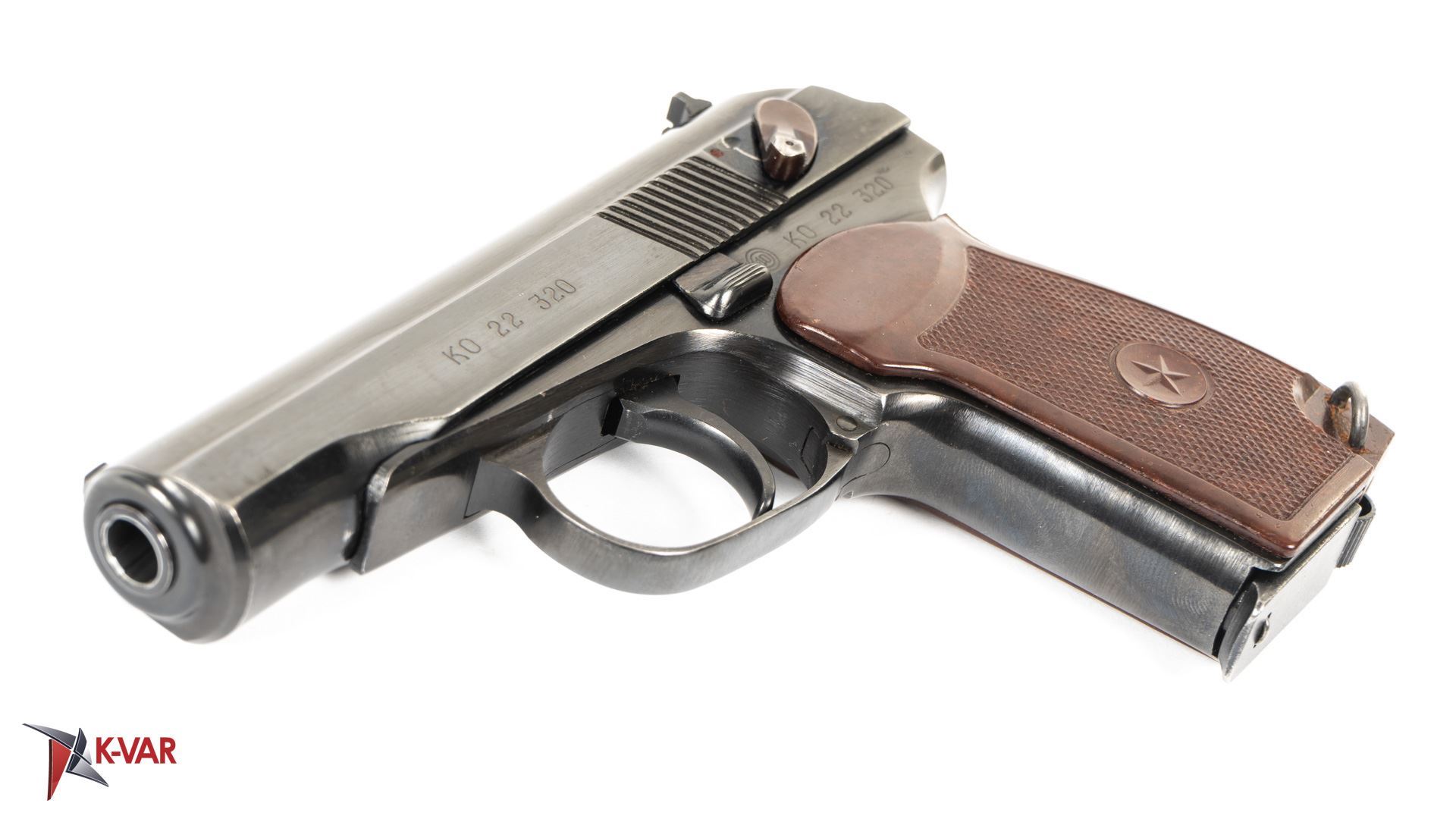 Arsenal Makarov 8 Round Bulgarian Pistol 9x18mm Brown Grip at K-Var
