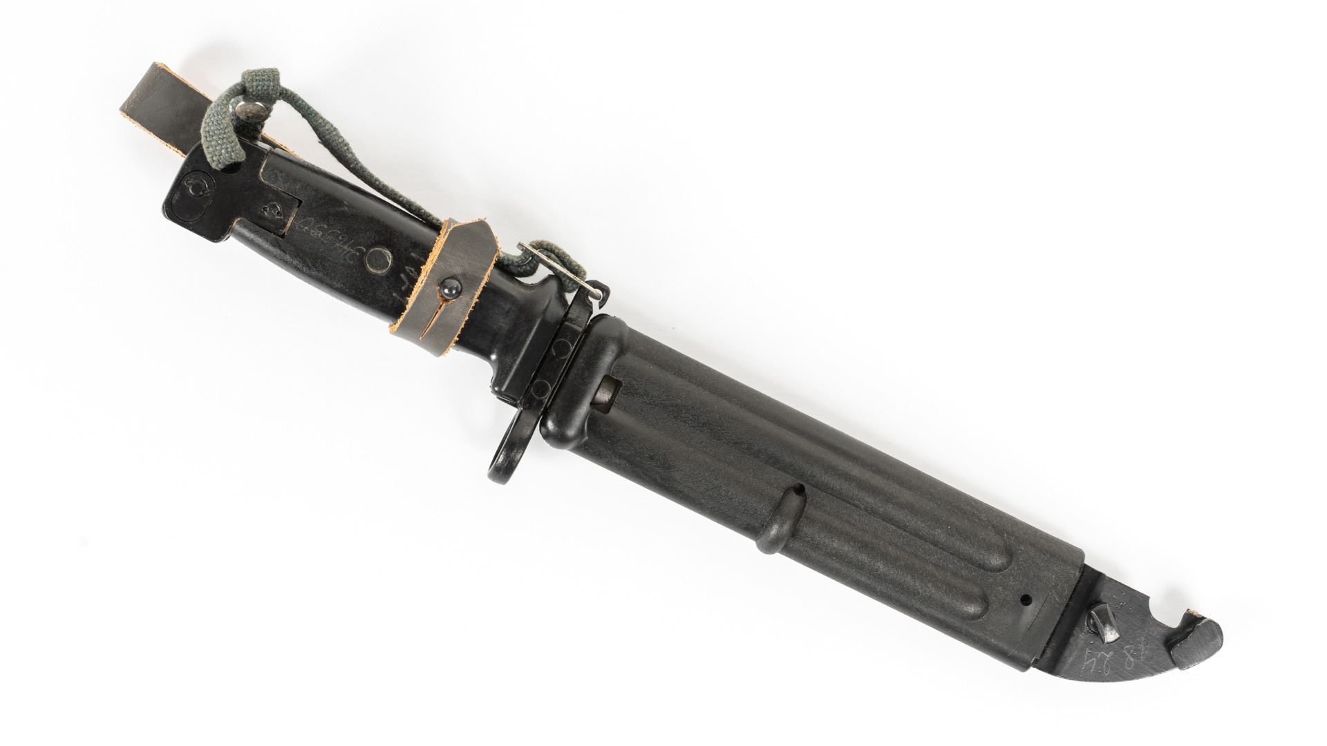 East German AK Bayonet with Scabbard Fair Condition at K-Var