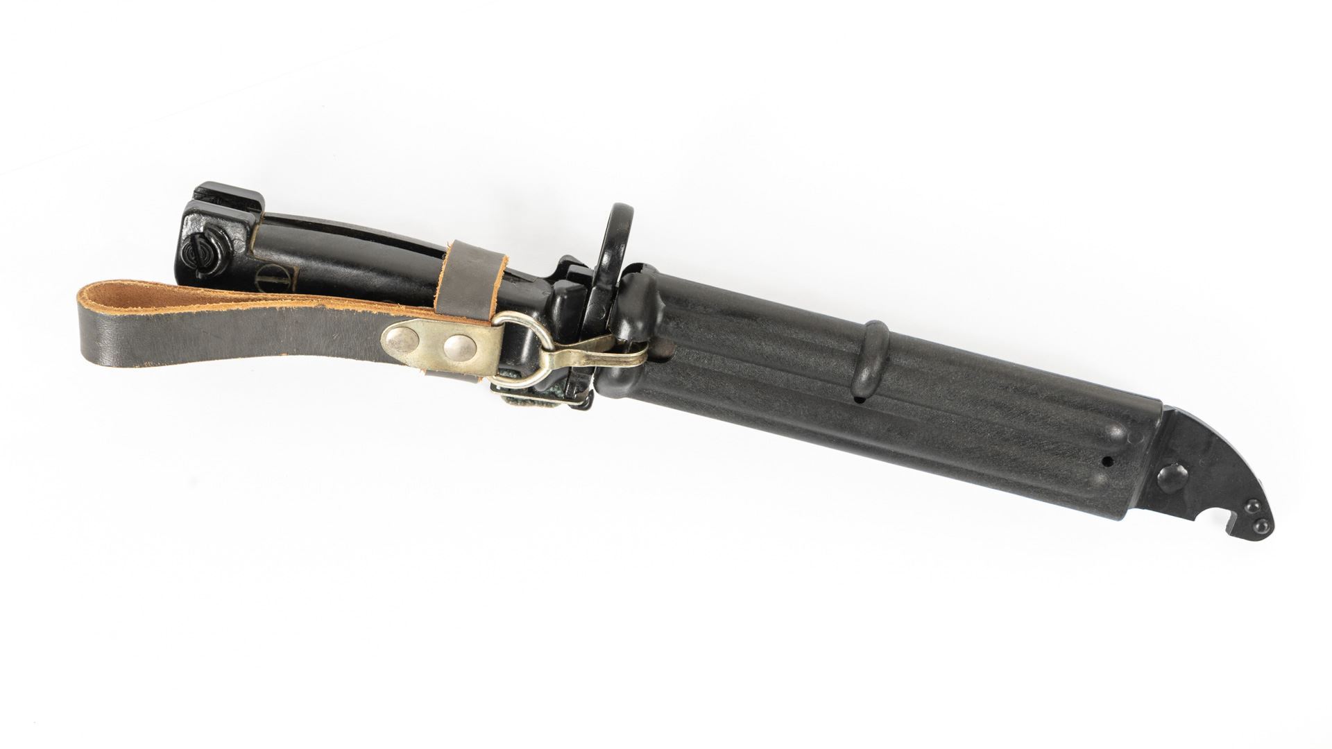 East German AK Bayonet with Scabbard Fair Condition at K-Var