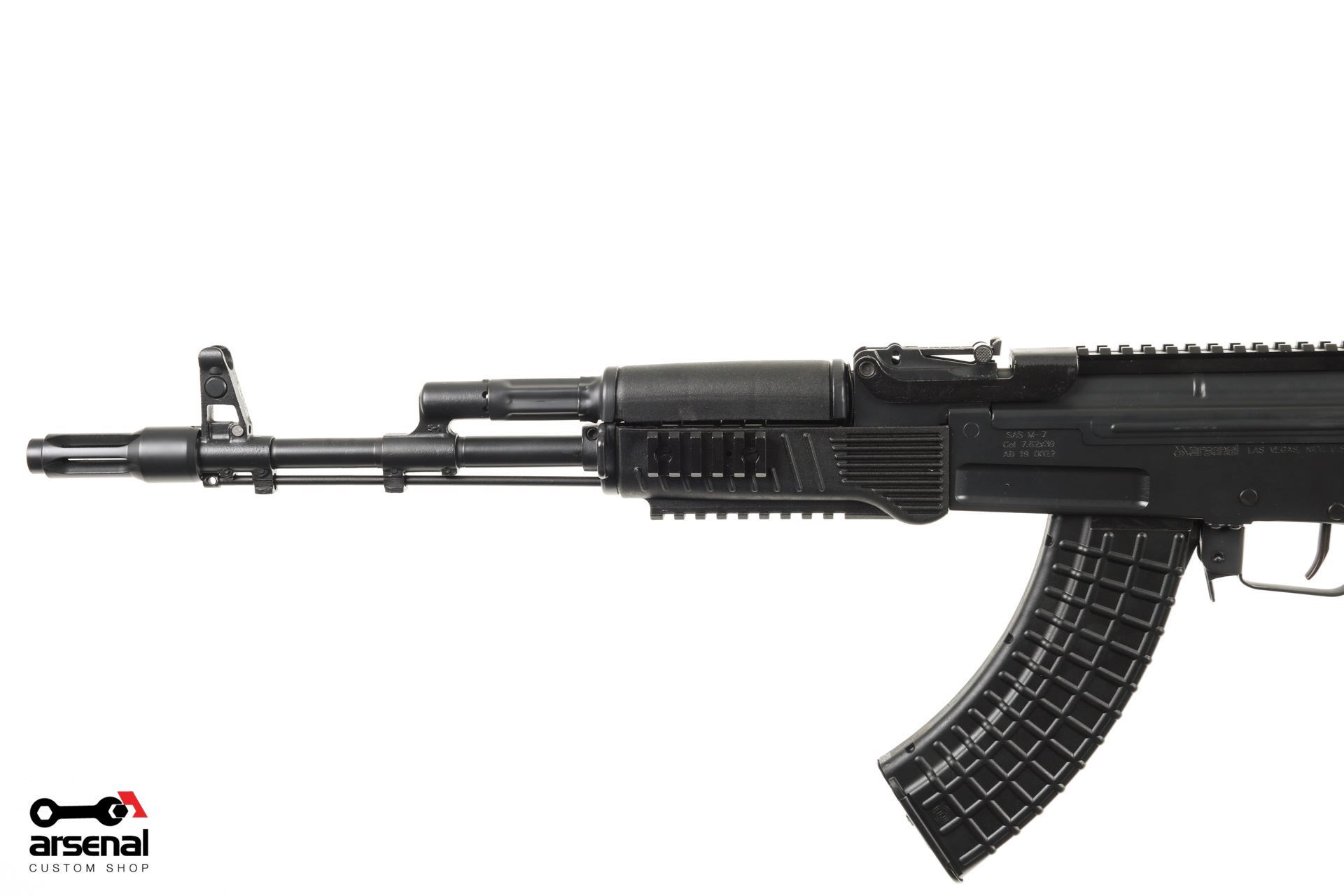 Arsenal SAS M-7 Under-Folder Arsenal Black Cerakote AK47 Picatinny Rail ...