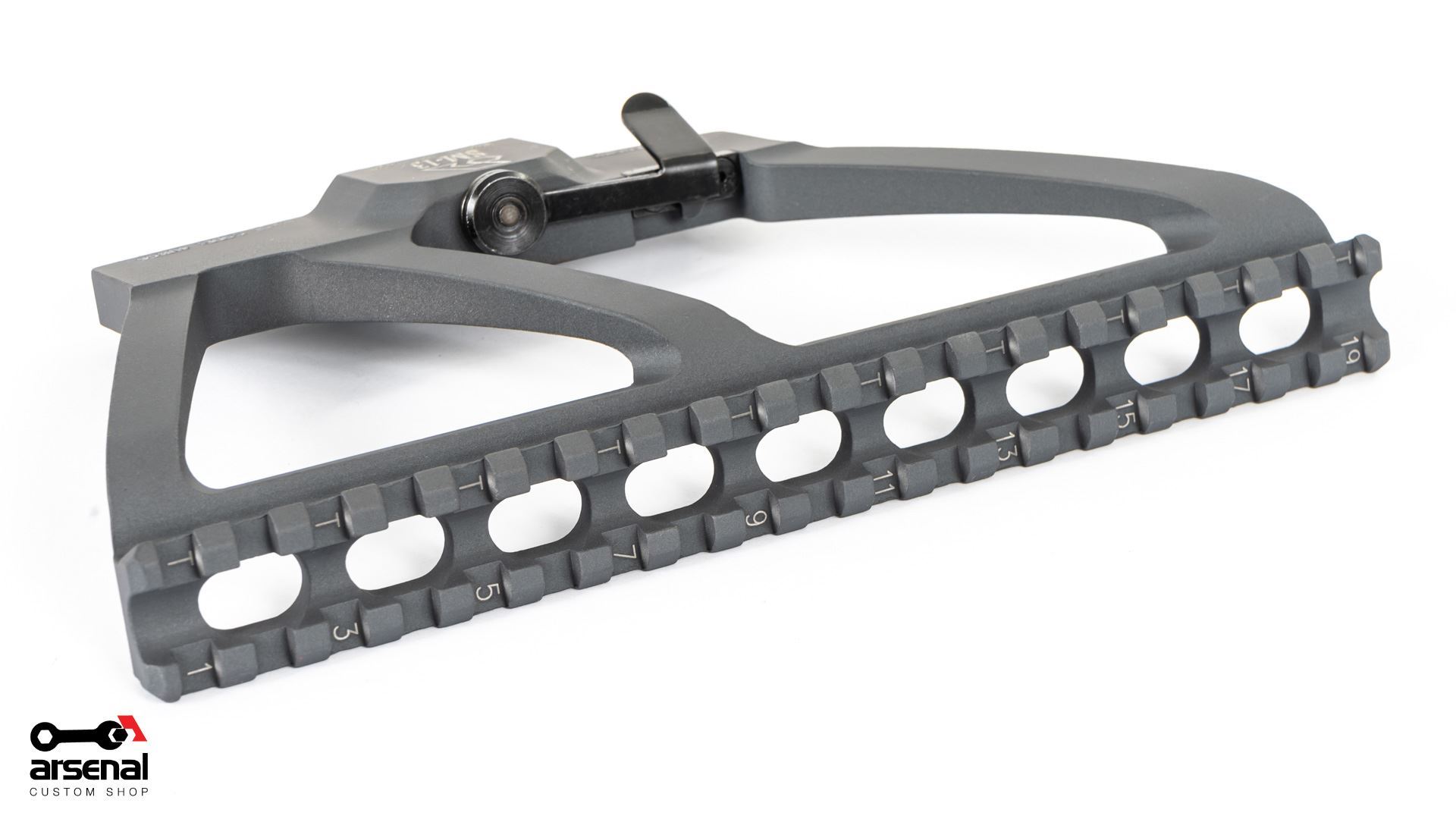 Arsenal Scope Mount with Gray Cerakote for AK Variant Rifles with ...