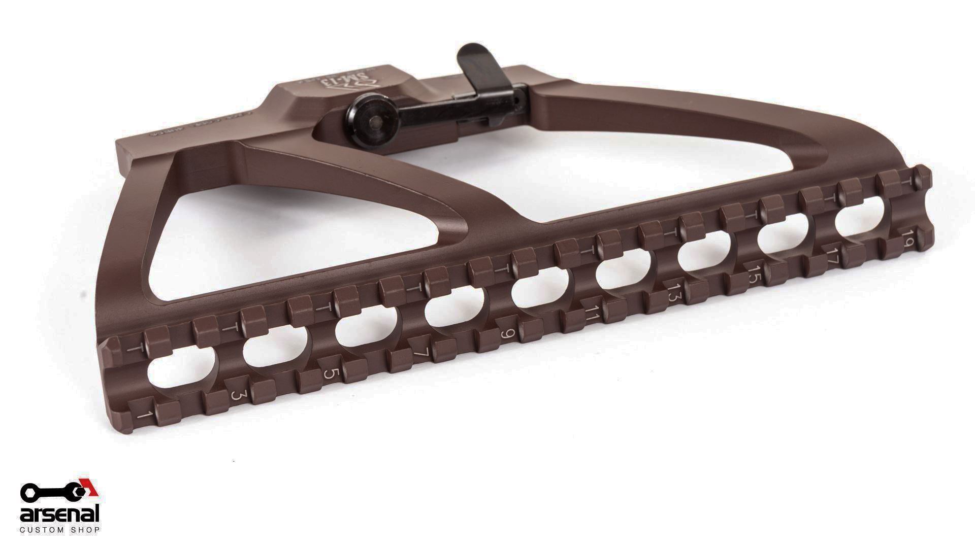 Arsenal Picatinny Scope Mount in Plum Cerakote for AK Variant Rifles at ...