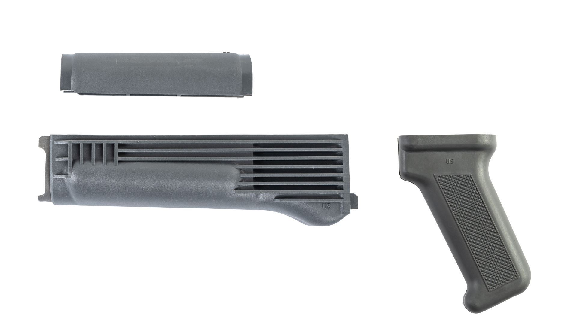 Arsenal Gray Polymer Handguard and Pistol Grip Set for Milled Receiver ...