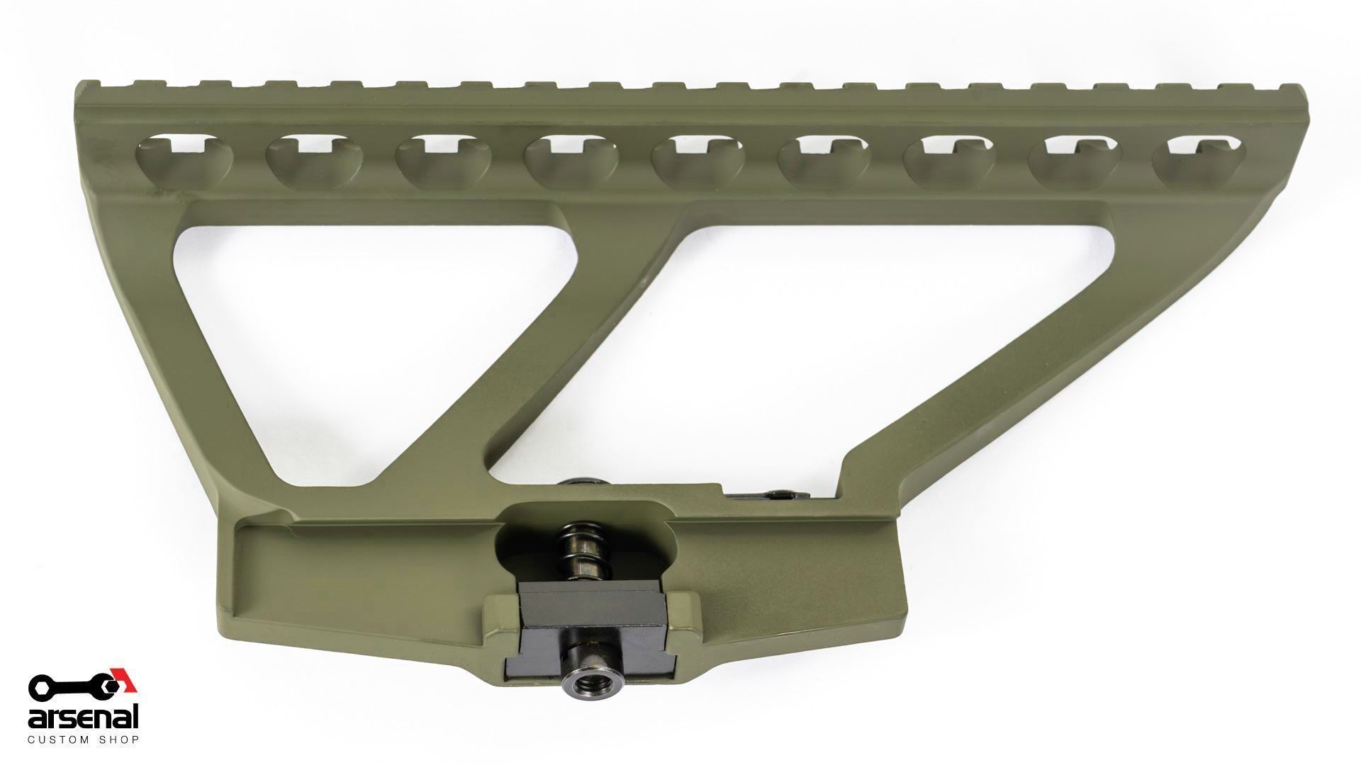 Arsenal Scope Mount with OD Green Cerakote for AK Variant Rifles with ...