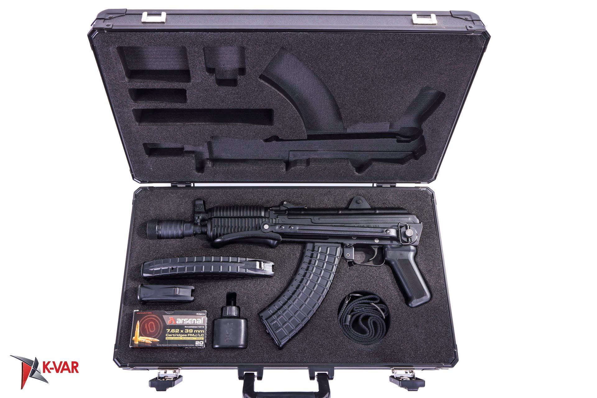 Arsenal SAS M-7UFK Krinkov Underfolder Black 7.62x39 30rd at K-Var