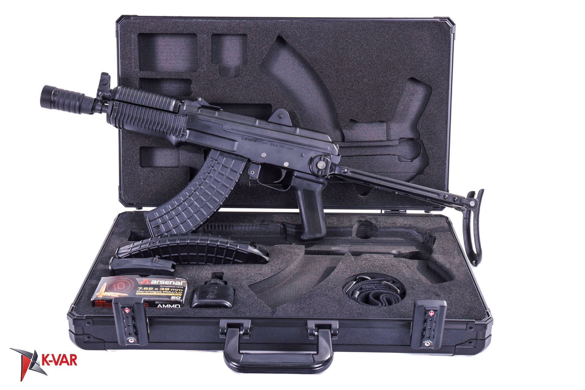 Arsenal SAS M-7UFK Krinkov Underfolder Black 7.62x39 30rd at K-Var