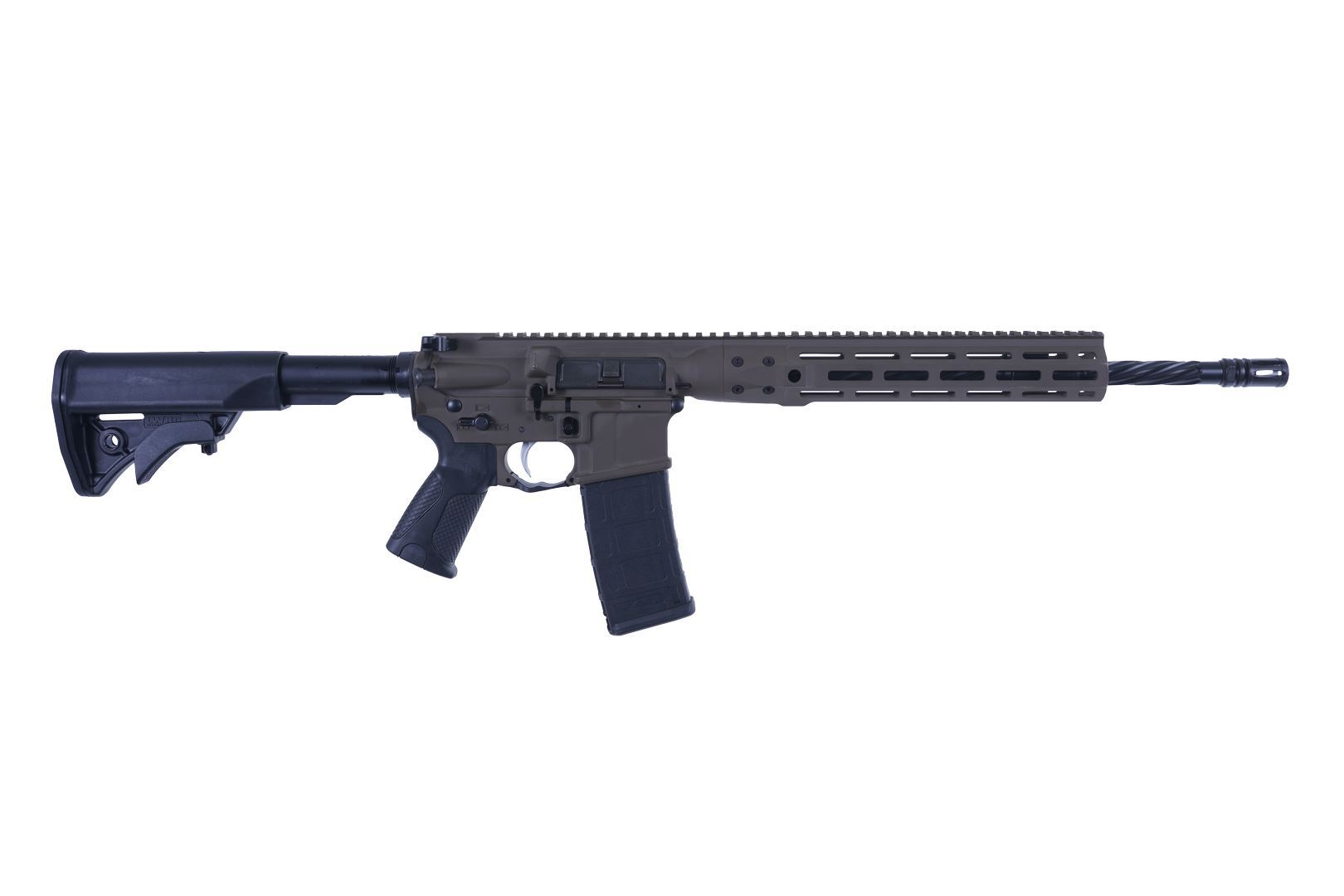 LWRC Direct Impingement Semi-Auto Rifle 223 Rem/5.56 Patriot Brown at K-Var