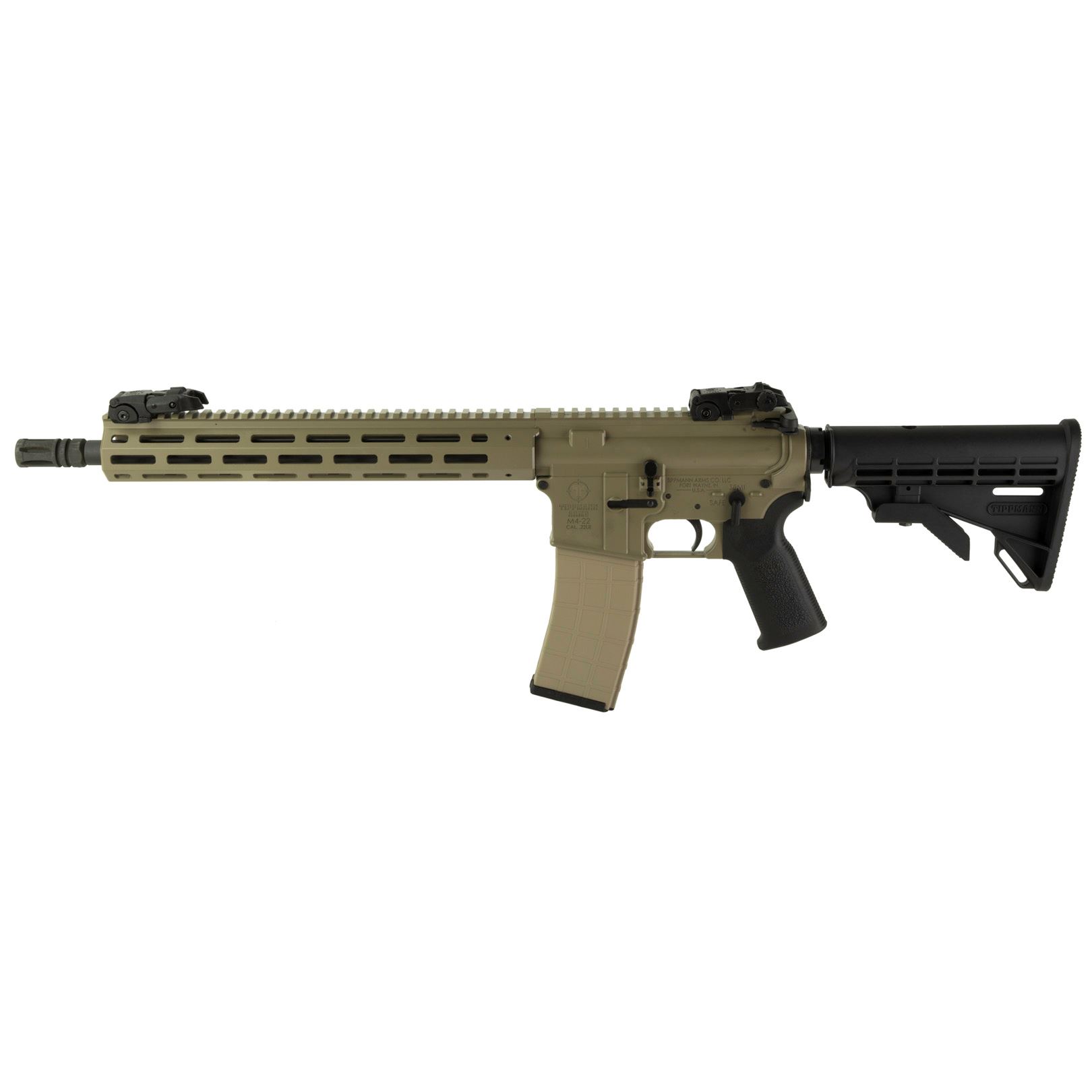 Tippmann Arms M4-22 Elite Semi-Auto Rifle FDE 22LR 10rd at K-Var