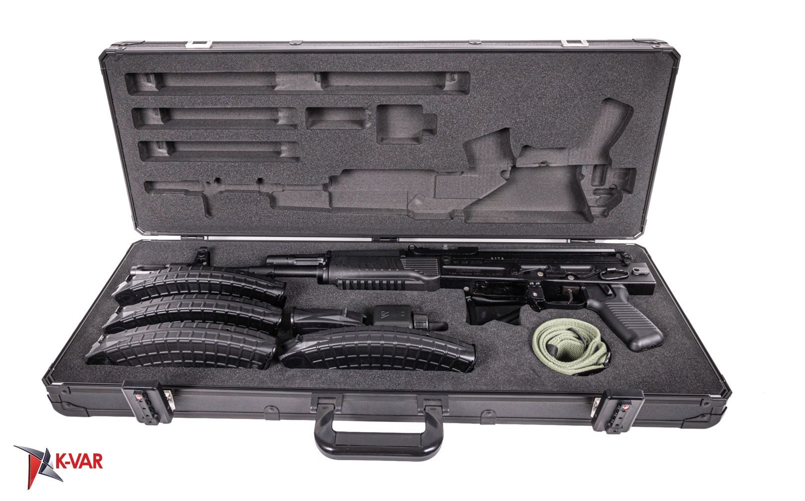 Arsenal Hard Case SAM7SF Rifle CNC Hard Foam Liner TSA Locks at K-Var