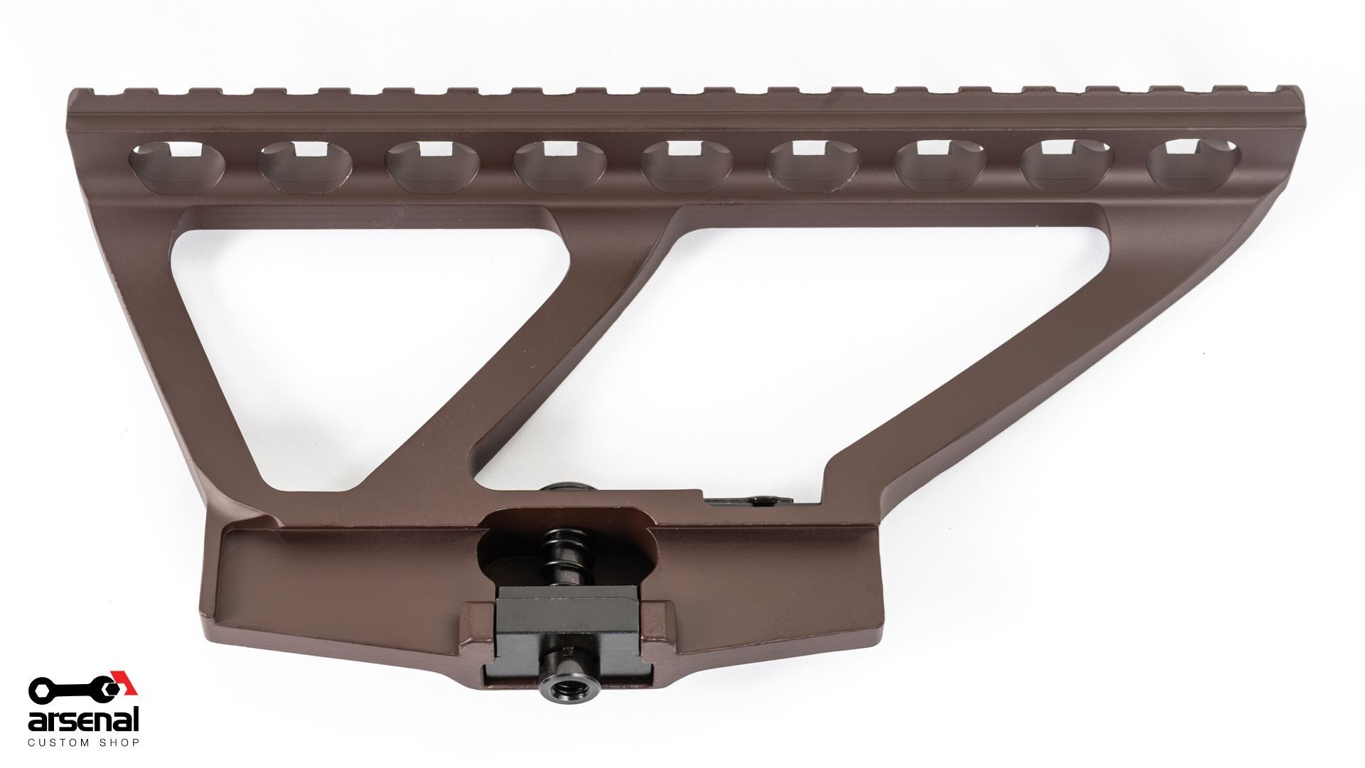 Arsenal Picatinny Scope Mount with Plum Hard Anodized for AK Variant ...