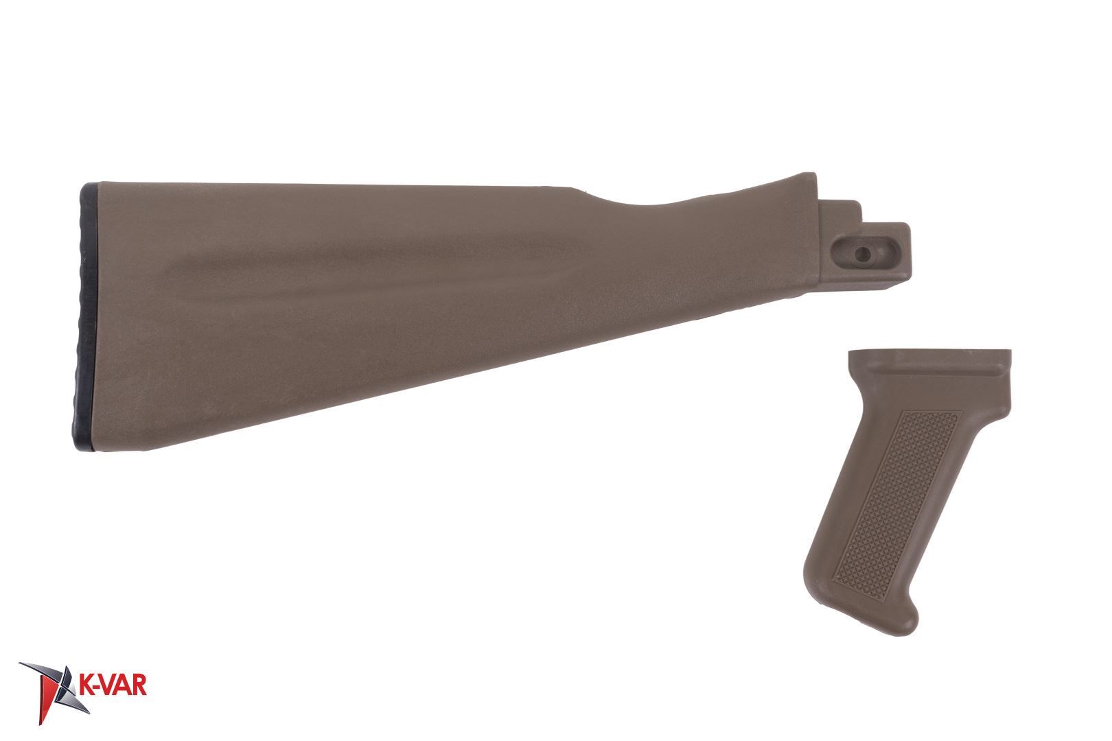 Arsenal AK47 / AK74 NATO Length FDE Buttstock Set for Stamped Receivers ...
