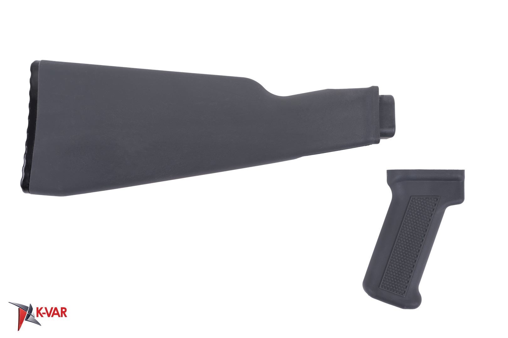 Arsenal Intermediate Length Gray AK47 Buttstock and Pistol Grip Set for ...