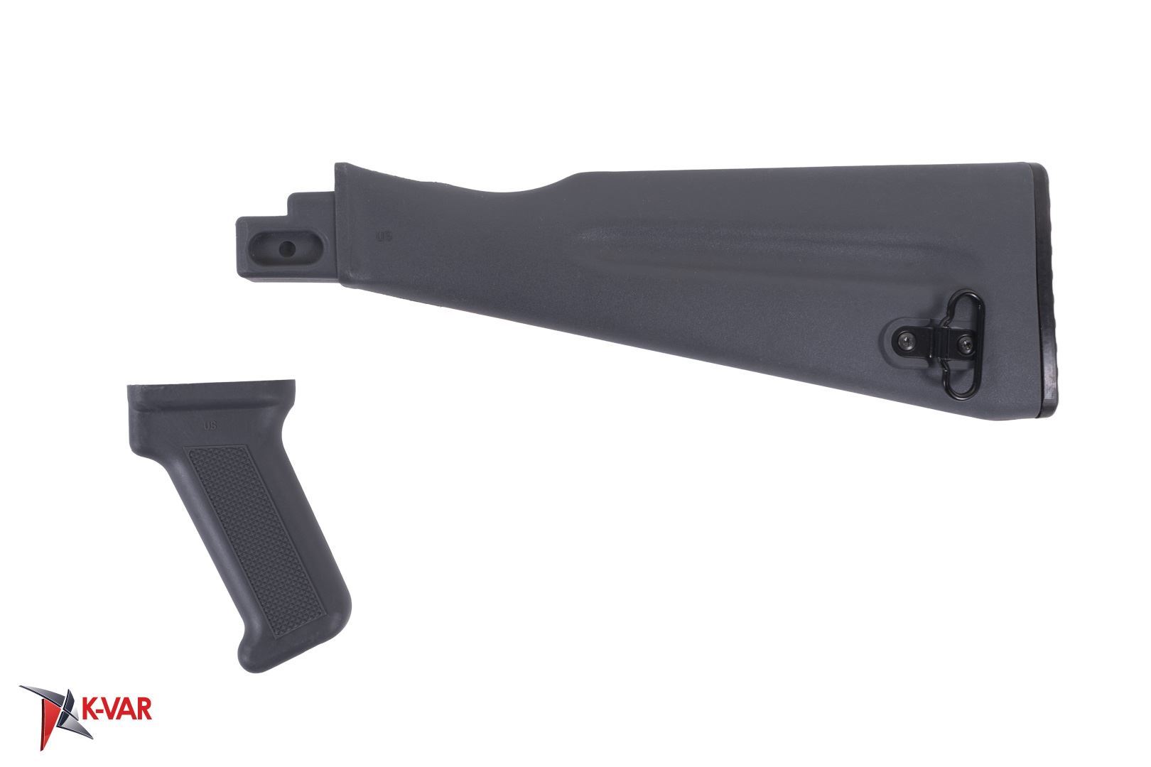 Arsenal AK47 / AK74 NATO Length Gray Buttstock Set for Stamped ...