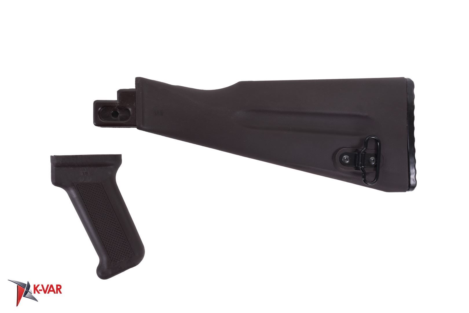 Arsenal AK47 / AK74 Warsaw Length Plum Buttstock and Pistol Grip Set ...