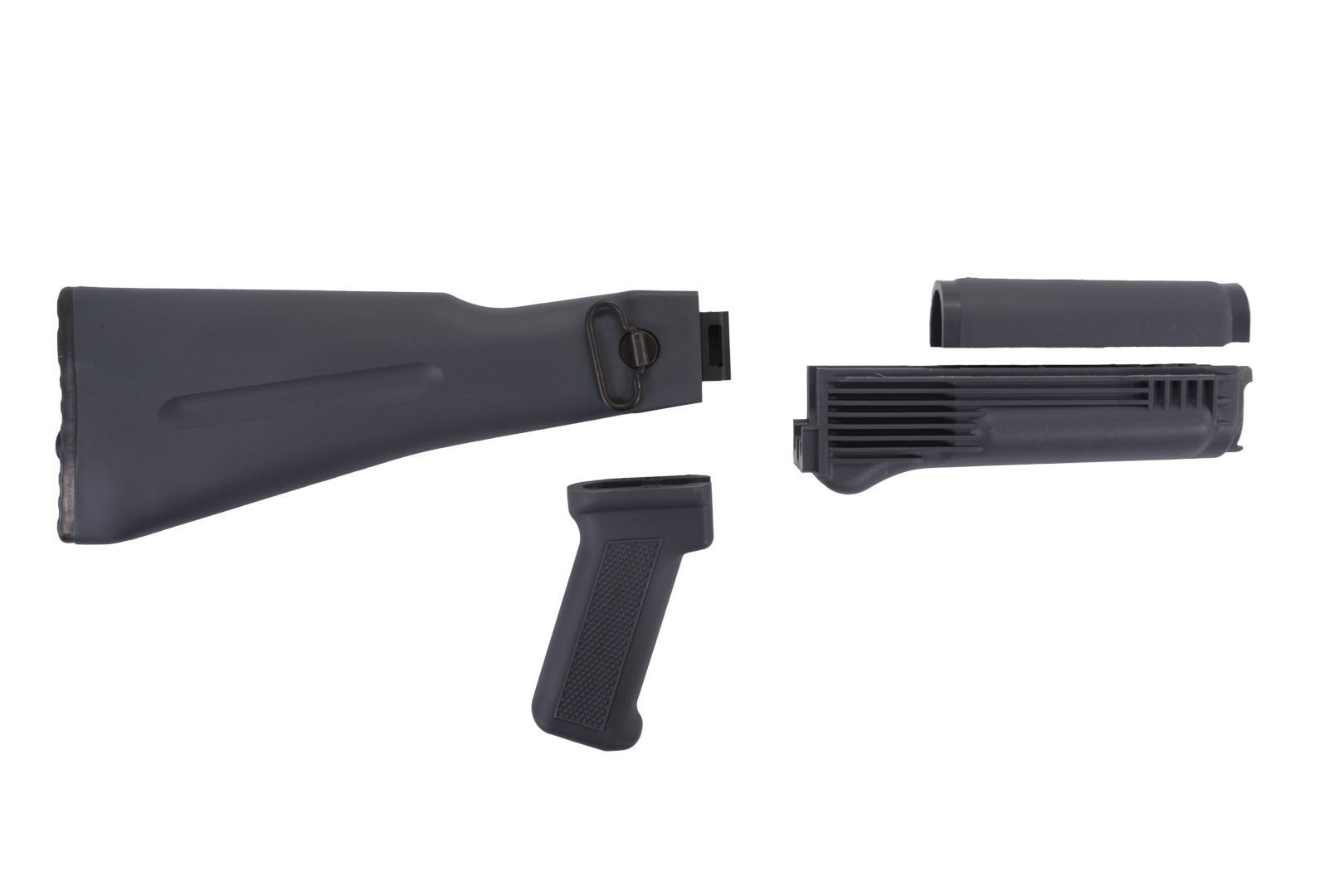 Arsenal Gray 4 Piece Stock Set Left Side Folding for Stamped Receiver at K-Var