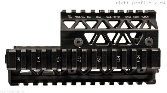 Arsenal Precision Picatinny Quad Rail Handguard System at K-Var