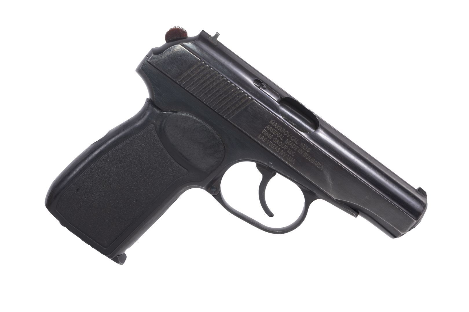 Arsenal Makarov 8 Round Bulgarian Pistol 9x18mm Black Sporting Grip ...