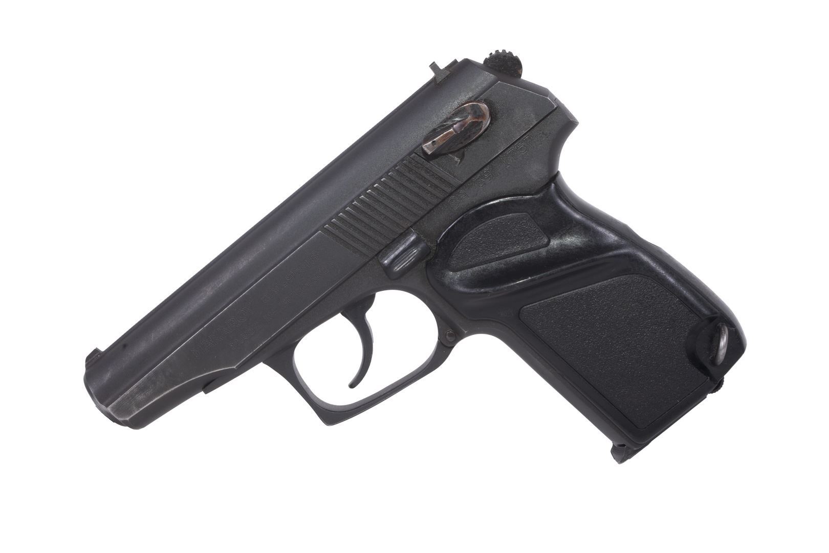 Arsenal Makarov 8 Round Bulgarian Pistol 9x18mm Black Sporting Grip ...