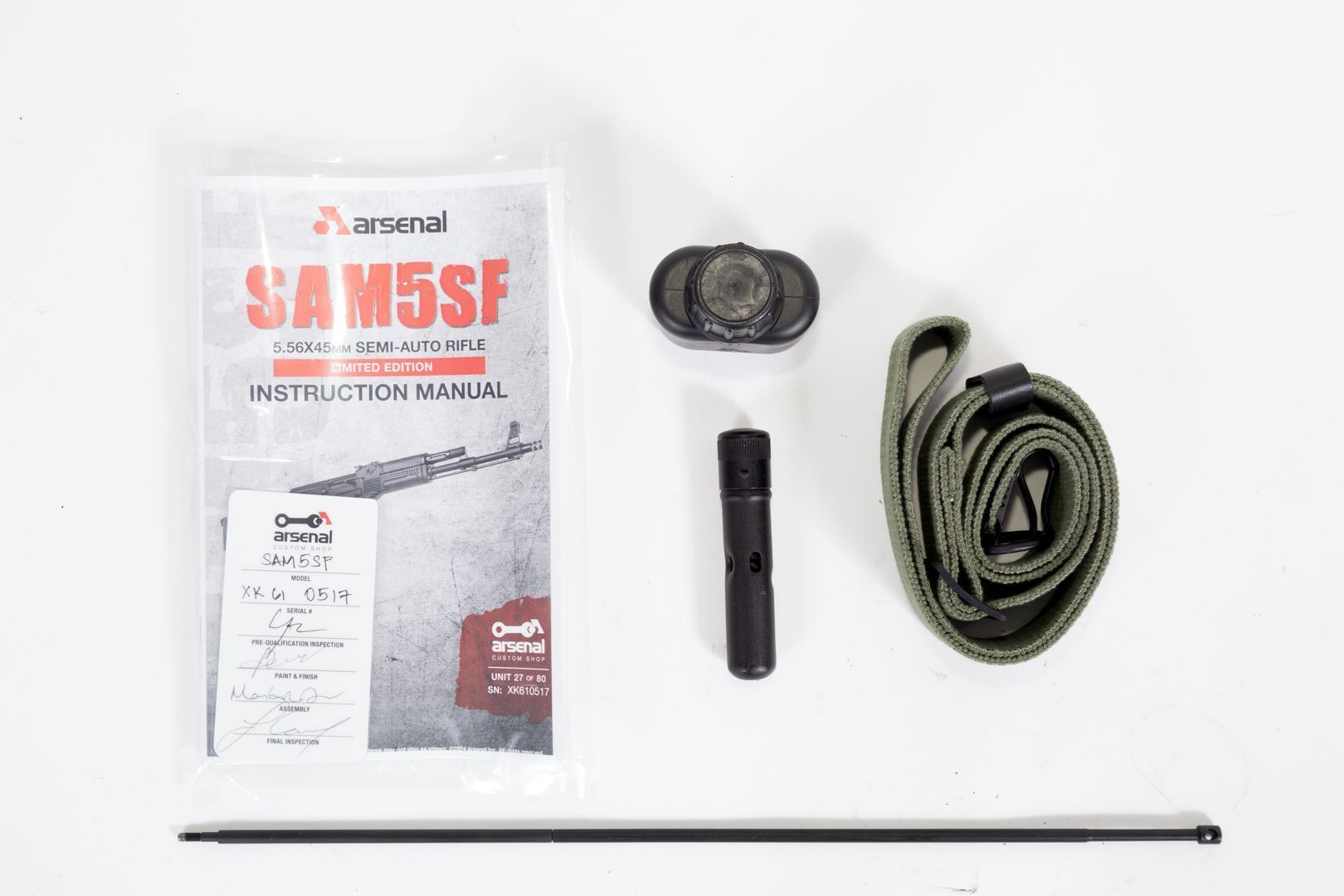 Arsenal Custom Shop SAM5SF Side Folding 5.56x45mm AK-47 Rifle with AR ...