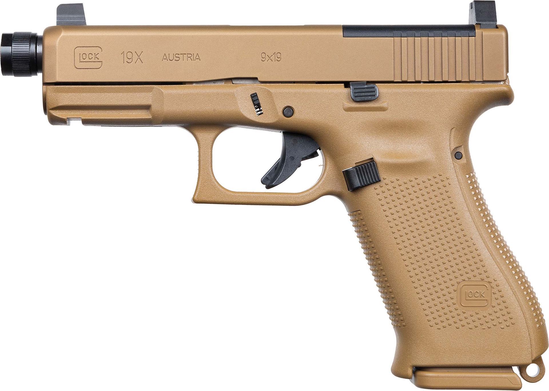 Glock 19X MOS 9mm 4.5" Threaded Barrel 19rd Pistol at K-Var