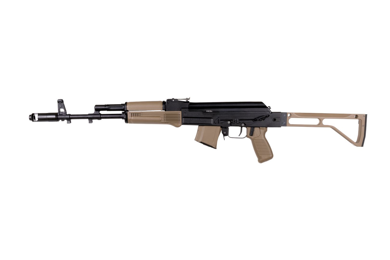 Arsenal SAM7SF 7.62x39mm Semi-Auto AK-47 FDE Rifle with Aluminum Side ...