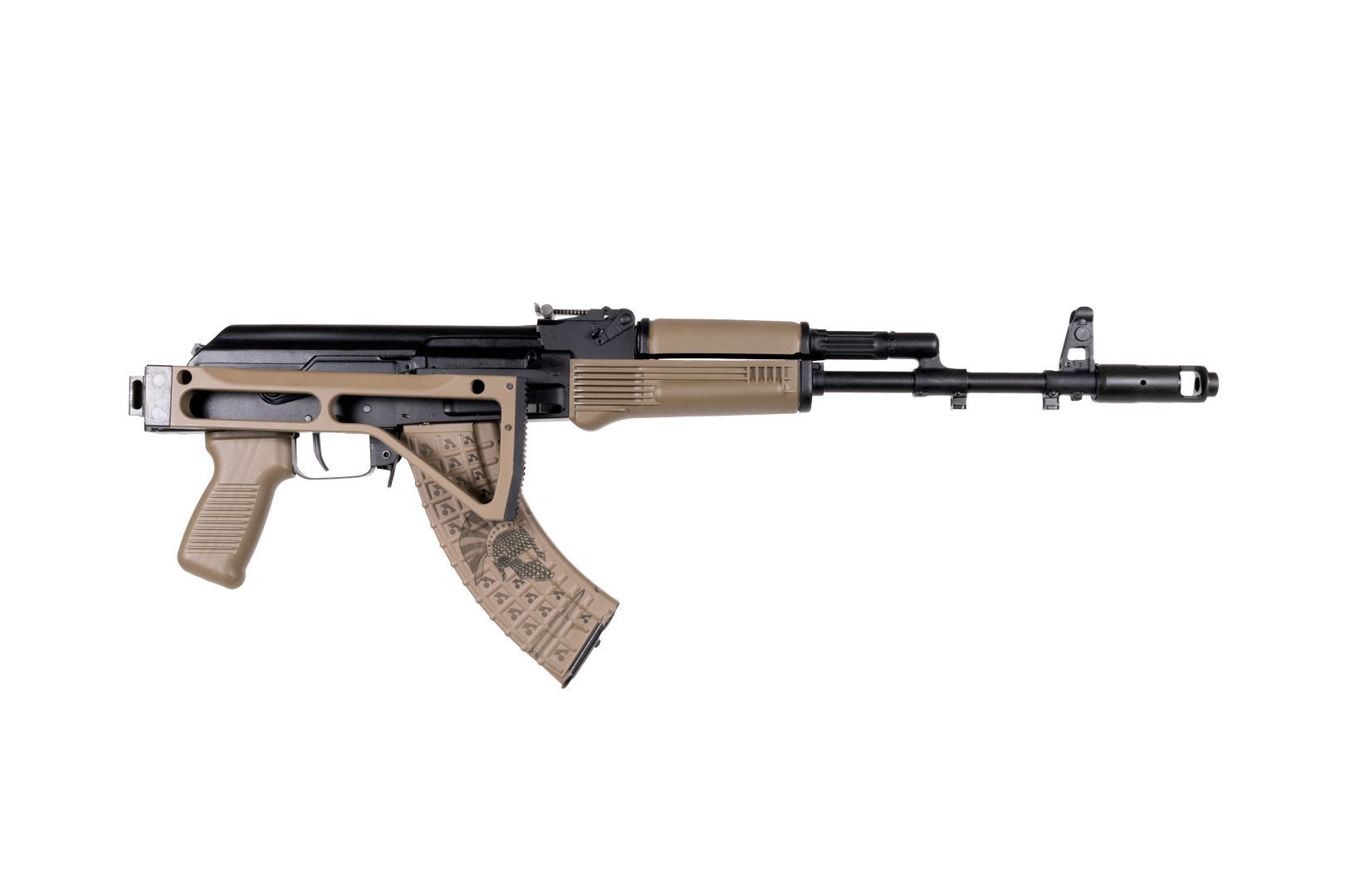 Arsenal SAM7SF 7.62x39mm Semi-Auto AK-47 FDE Rifle with Aluminum Side ...