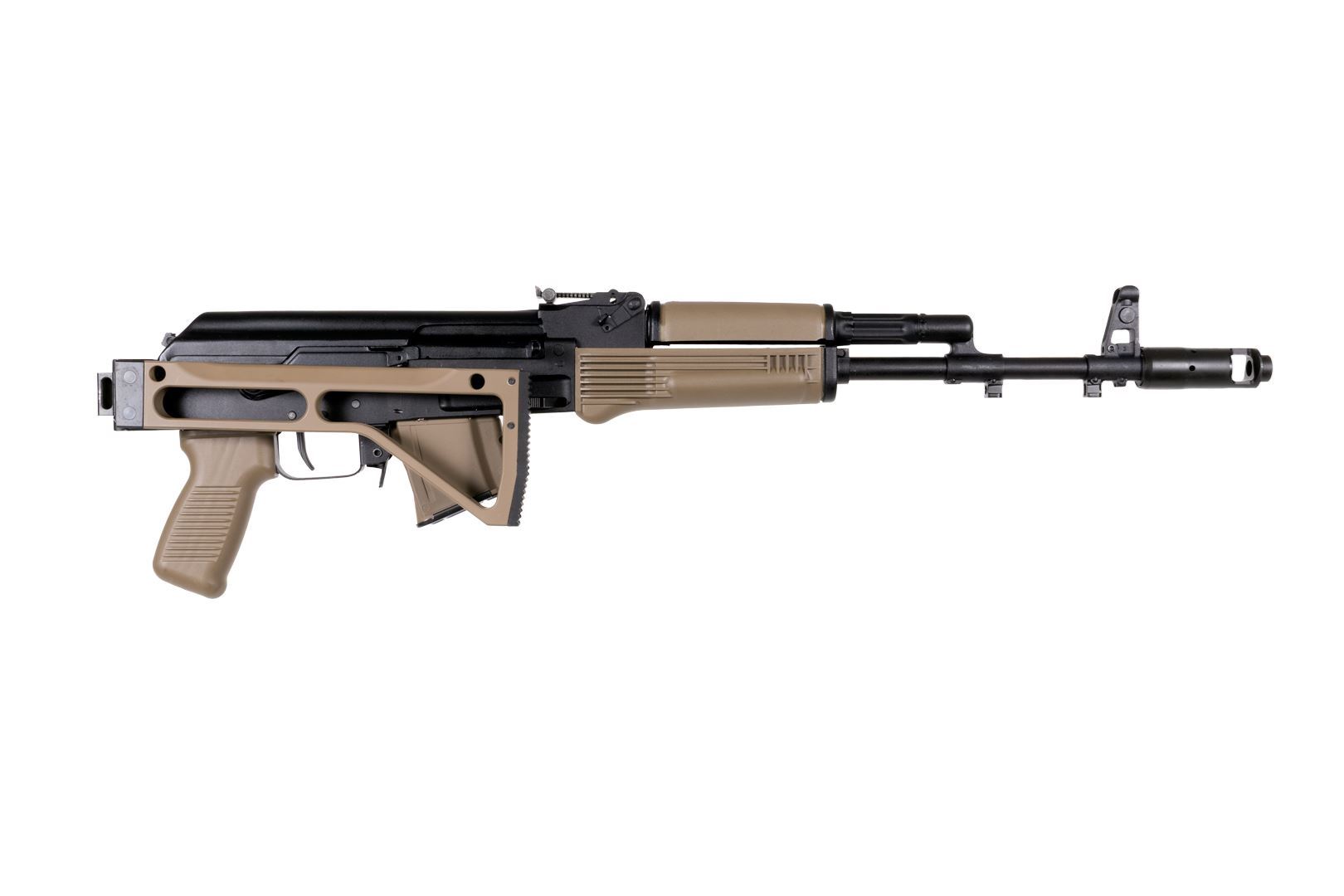 Arsenal SAM7SF 7.62x39mm Semi-Auto AK-47 FDE Rifle with Aluminum Side ...