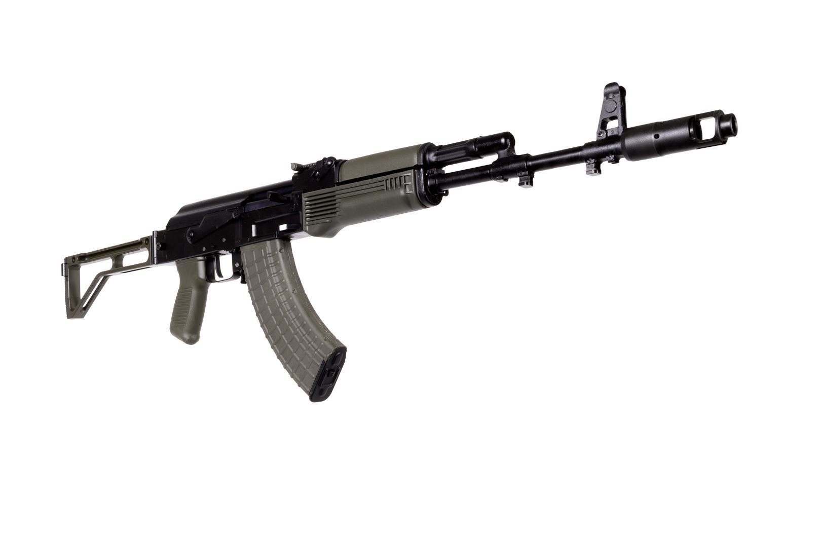 Arsenal SAM7SF 7.62x39mm Semi-Auto AK-47 OD Green Rifle with Aluminum ...