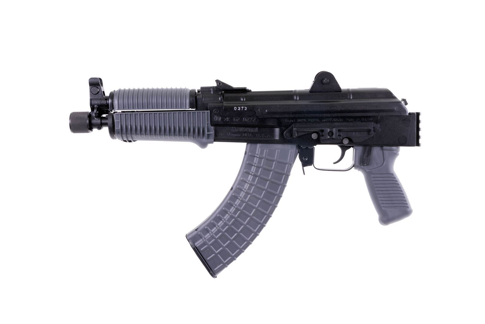 Arsenal SAM7K AK Pistol 7.62x39mm Gray US Furniture 30rd Mag Hard Case ...
